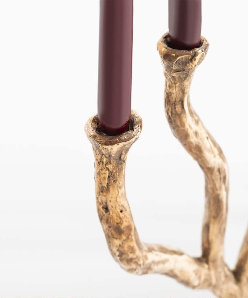 Hannukiah in Bronze - Osanna Visconti di Modrone